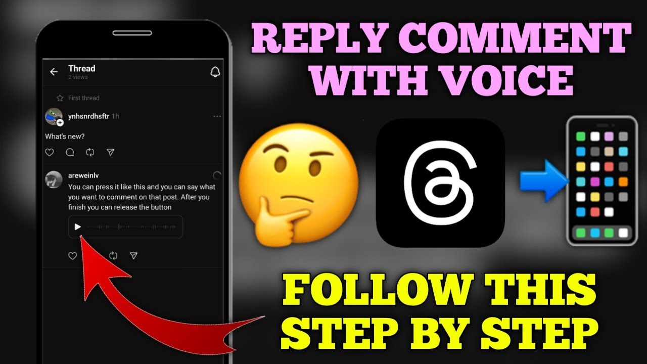 How to Reply Comment with Voice Note on Instagram Threads - YouTube