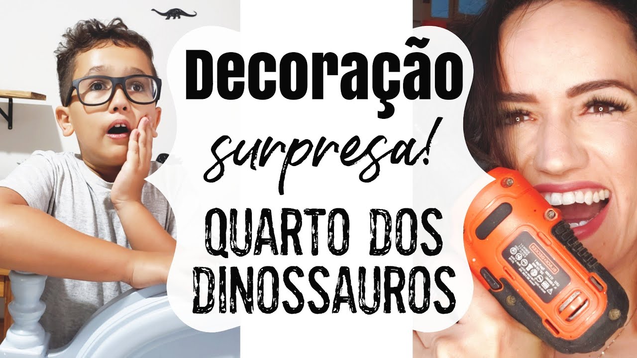 Decorei o quarto do Samuel gastando quase nada e foi surpresa! DIY: quarto dos dinossauros - YouTube