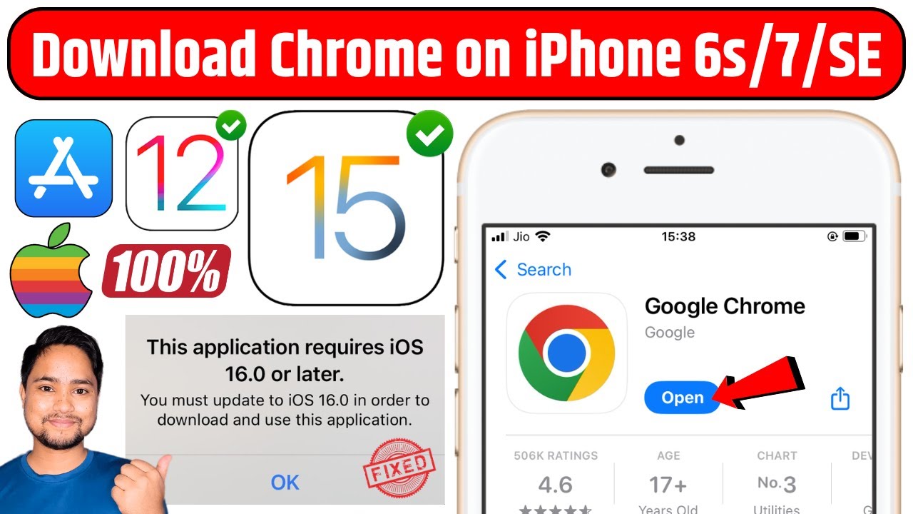 Download Google Chrome on iPhone 6s/6s+/7/7+/SE | Google Chrome This ...