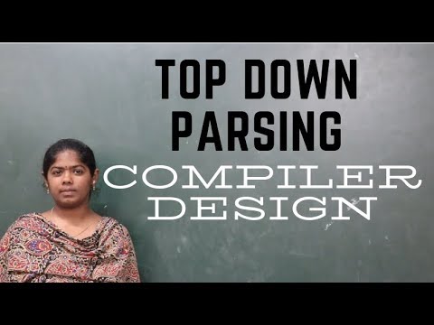 TOP DOWN PARSING | compiler design - YouTube