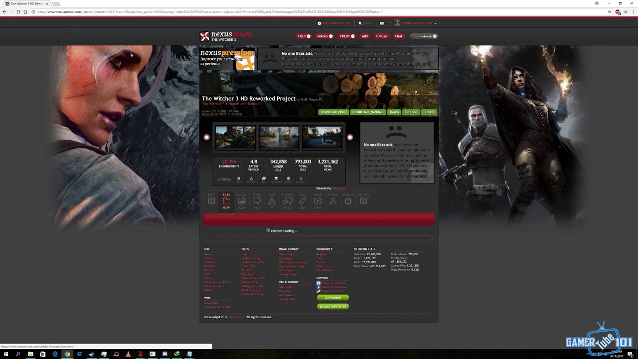 The Witcher 3 HD Reworked Project Installation Tutorial - YouTube