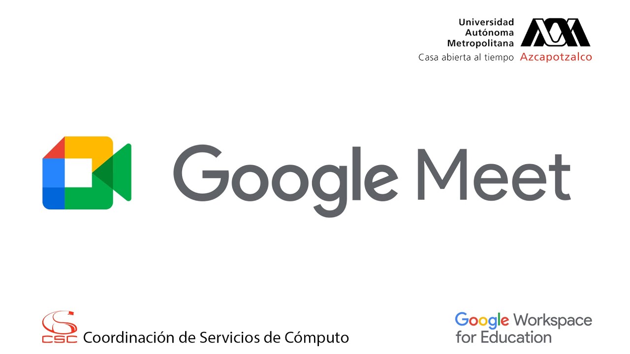 Google Meet UAM Azcapotzalco - Programando desde Calendar - YouTube