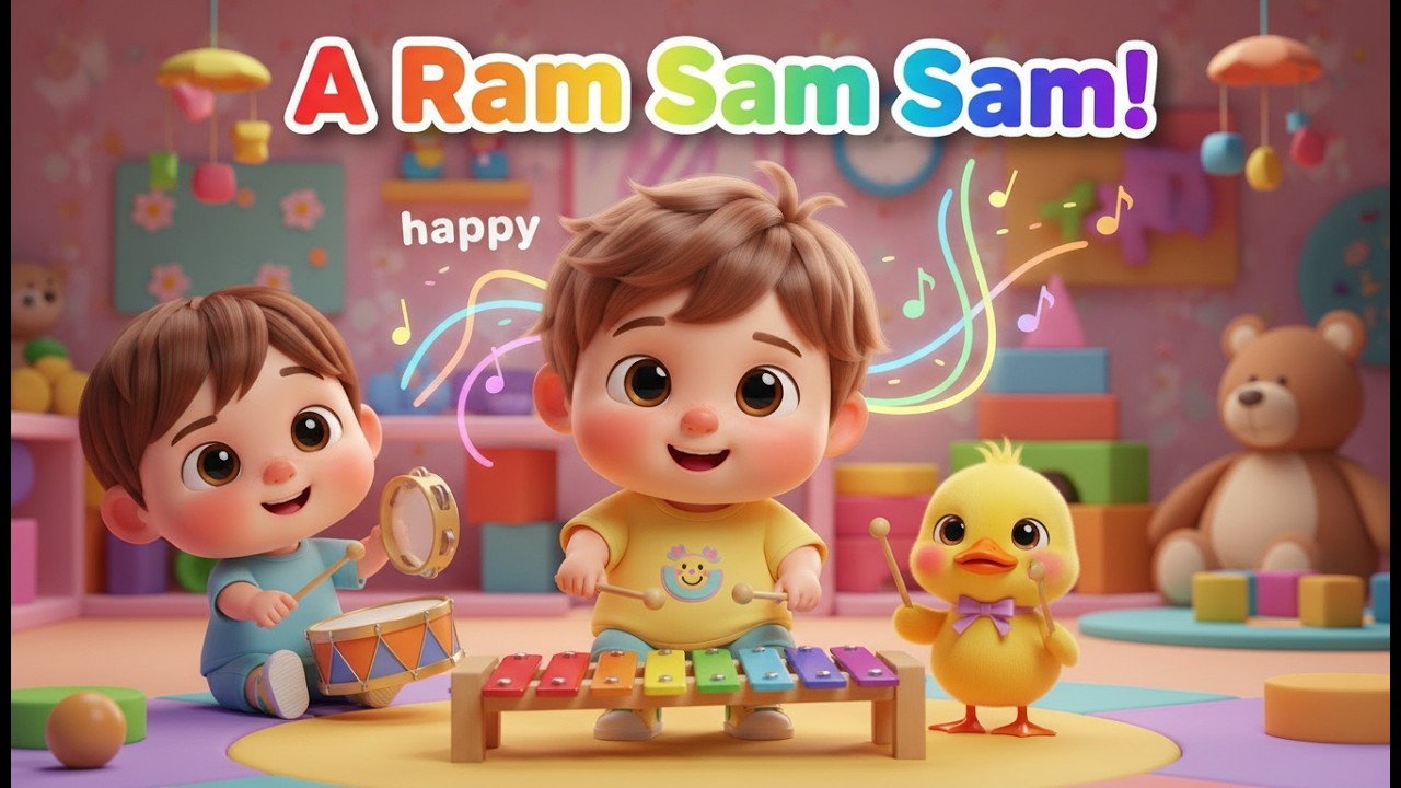 A Ram Sam Sam – Nursery Rhyme, Toddler Learning, Movement Fun, and ...