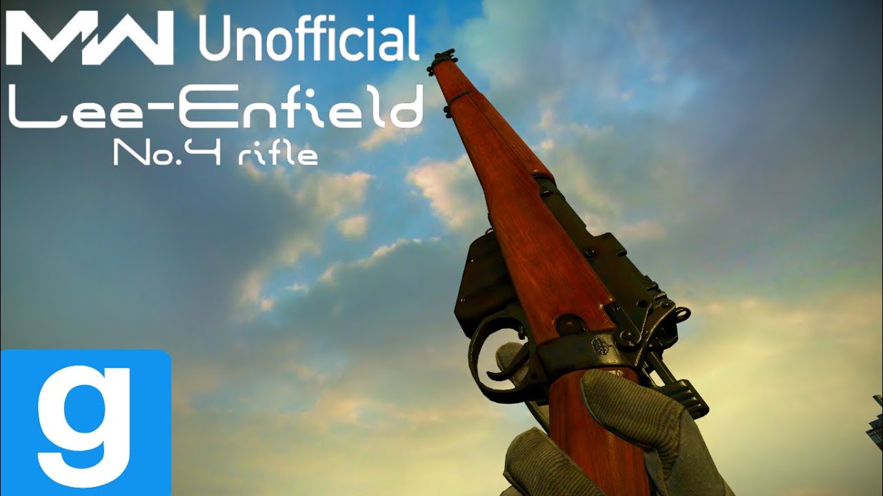 Garry's Mod: MW unofficial Lee Enfield No 4 Rifle Swep showcase - YouTube