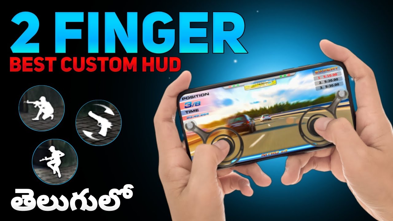 Best 2 finger custom HUD in ff in Telugu - samurai gaming ff - samurai ...