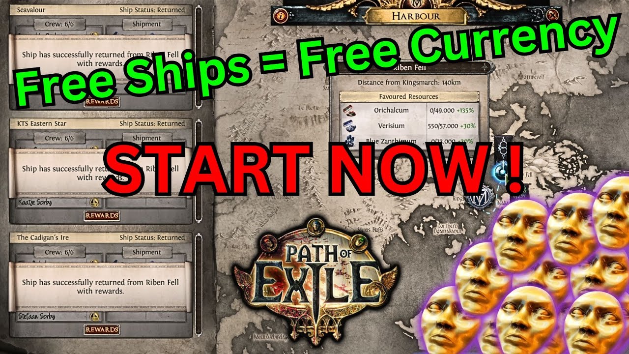 [3.25] How to use your Ships while saving for big Shippments on POE ...