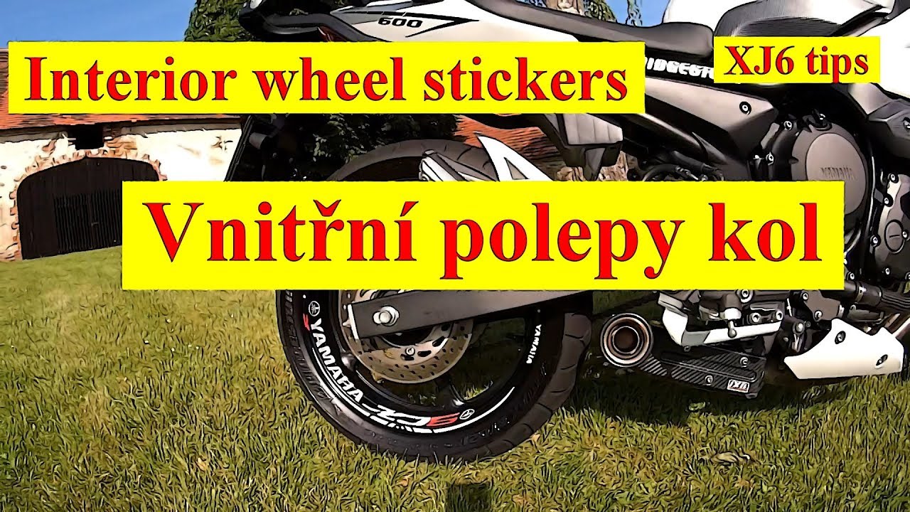 XJ6 : vnitřní polepy kol - inspirace / Interior wheel stickers - an ...