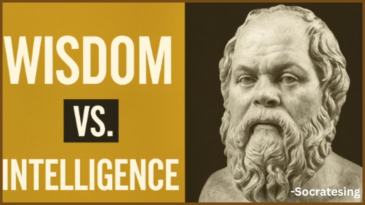 📜 Wisdom vs. Intelligence – Socrates | The Difference That Defines a ...