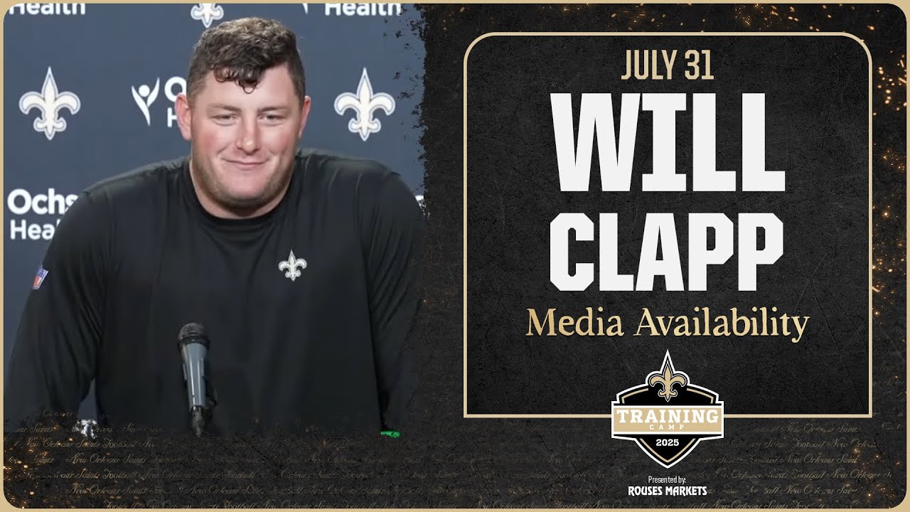 Will Clapp on Kelvin Banks Jr., returning to Louisiana | Saints ...