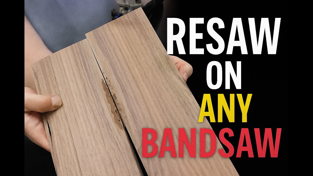 Mastering Bandsaw Resawing: The Accurate and Easy Way! - YouTube