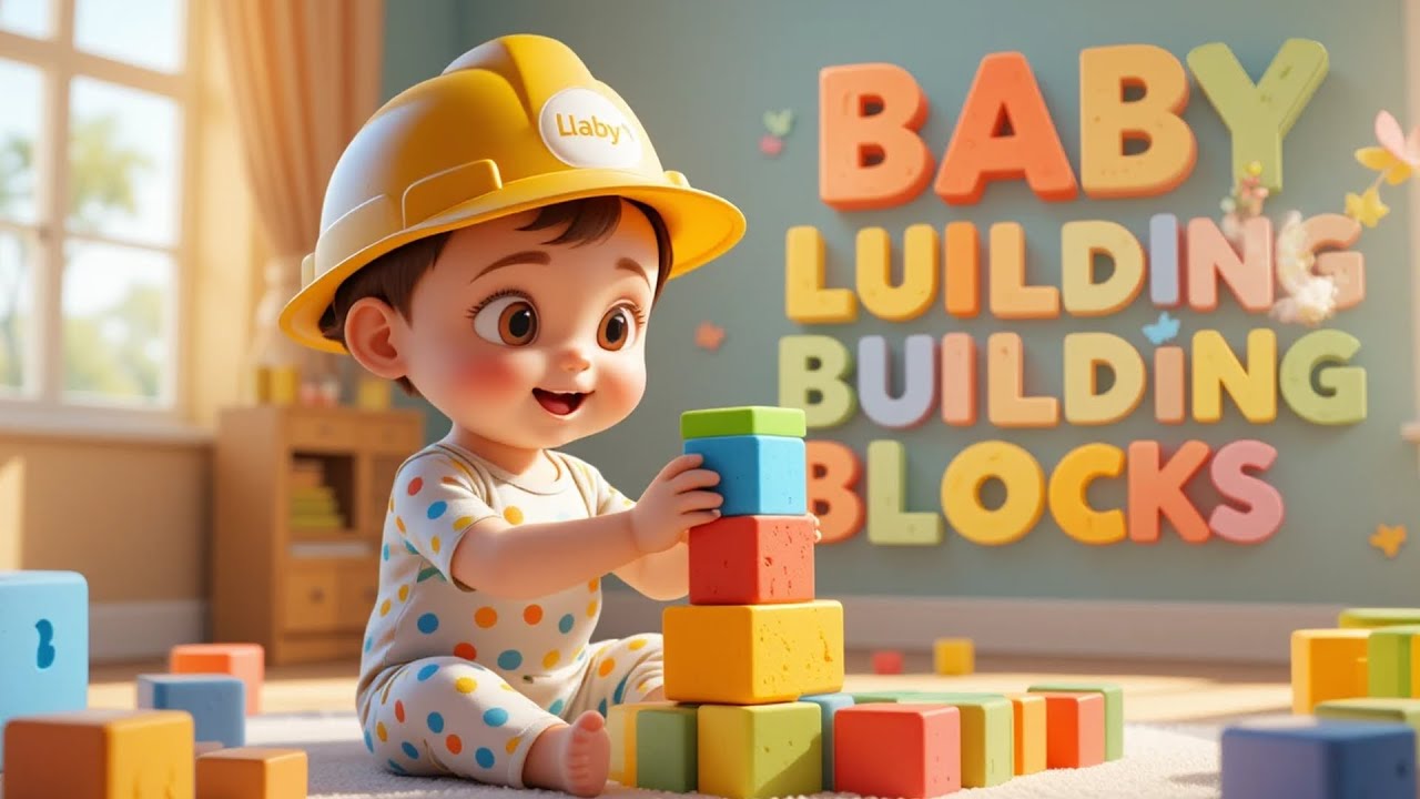 TOON BABY BUILDING BLOCKS Learning Song | FUN NURSERY KIDS SONG - YouTube
