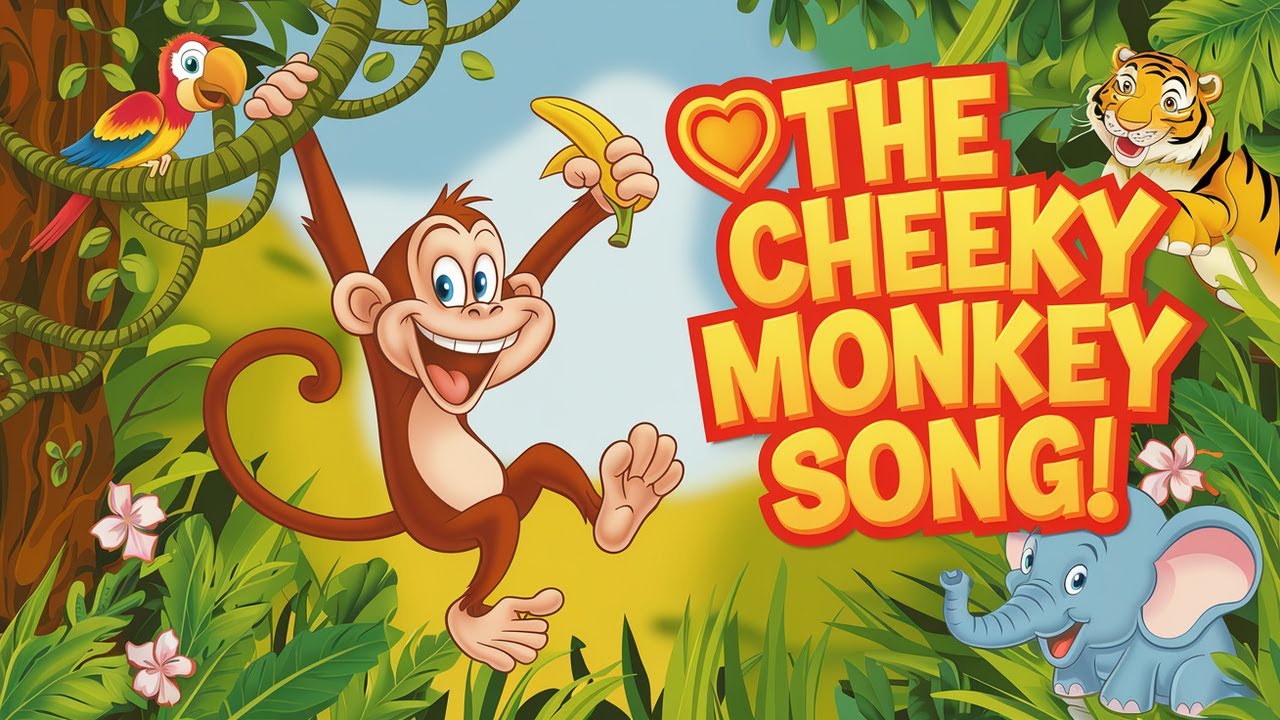 The Cheeky Monkey Song | Fun Jungle Dance for Kids | Animal Songs for ...
