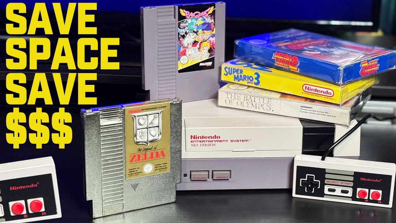 I Turned My NES Collection Into One Small Setup - YouTube