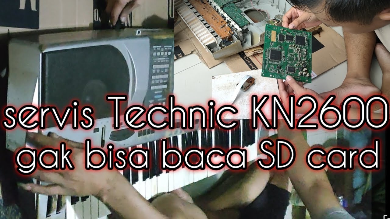 servis online Technic KN2600 gak bisa baca sd card - YouTube
