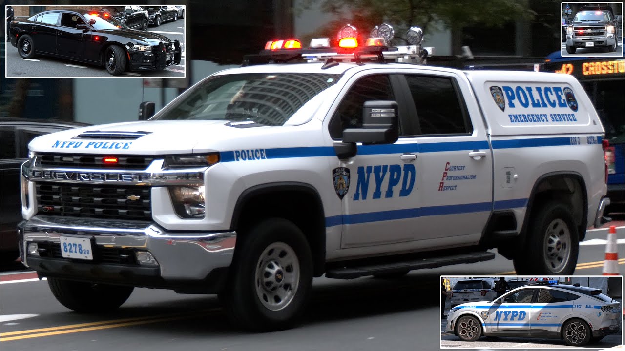 Ultimate video of police cars and law enforcement vehicles during UN ...