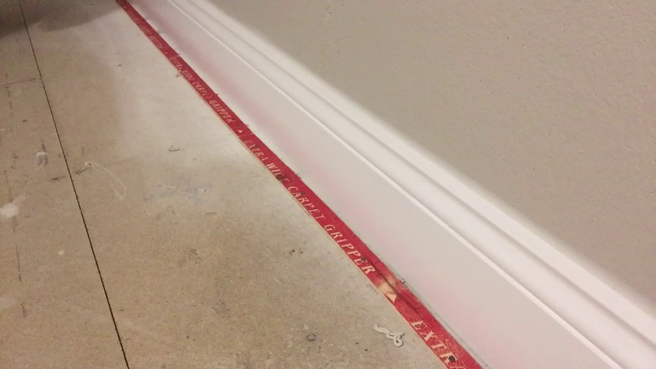 How to install carpet strips carpettoolz.com - YouTube