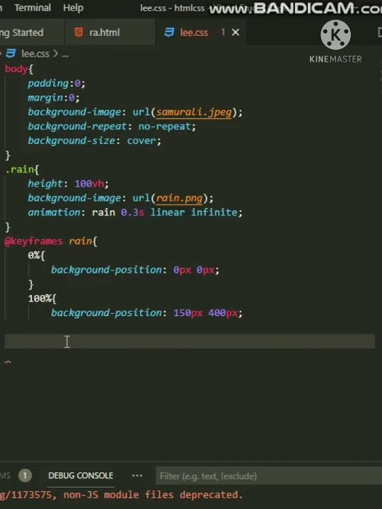 Rain effect animation in html CSS || #html #css #shorts - YouTube
