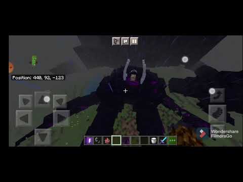 Wither storm /Minecraft (Bedrock) CREEPER 999 [Mod] - YouTube