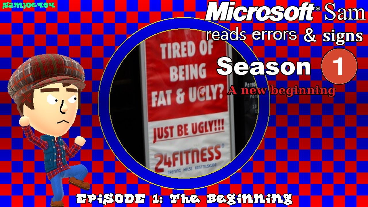 the Windows XP narrator reads funny errors and signs S1E1 - YouTube
