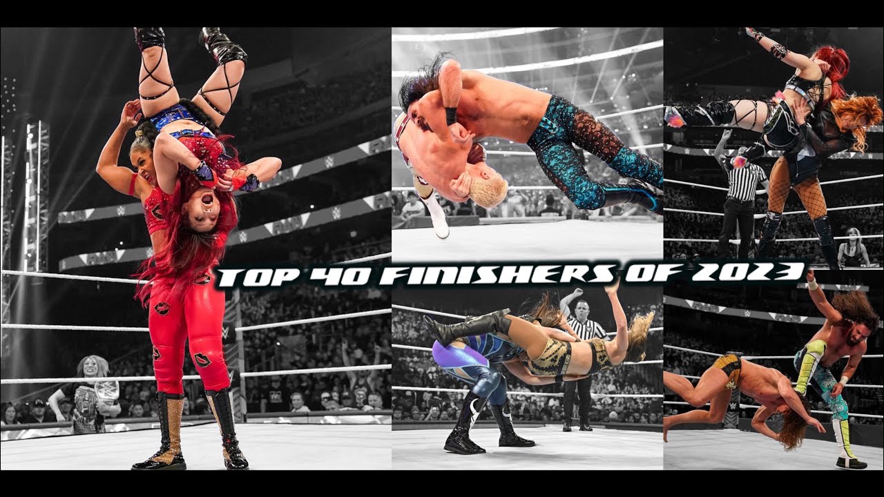 My Top 40 Favorite WWE Finishers Of 2023 {Liv Spiteful} - YouTube