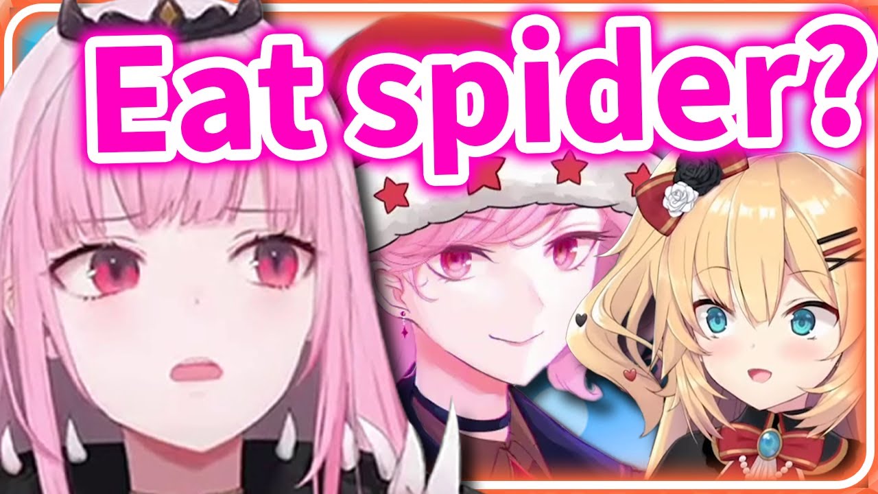 Mama Mori likes to Eat Spiders like Haachama? 【Mori Calliope ...