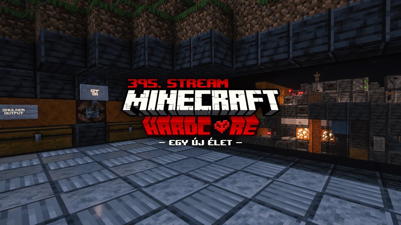 Kezdődjön a fa farm javítása (cseréje)! 🔴 MINECRAFT: HARDCORE - 395 ...