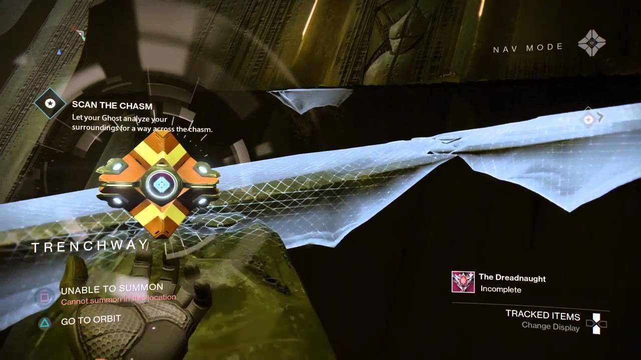 Destiny - Navigating the Dreadnought (Locate Invisible Bridges) - YouTube