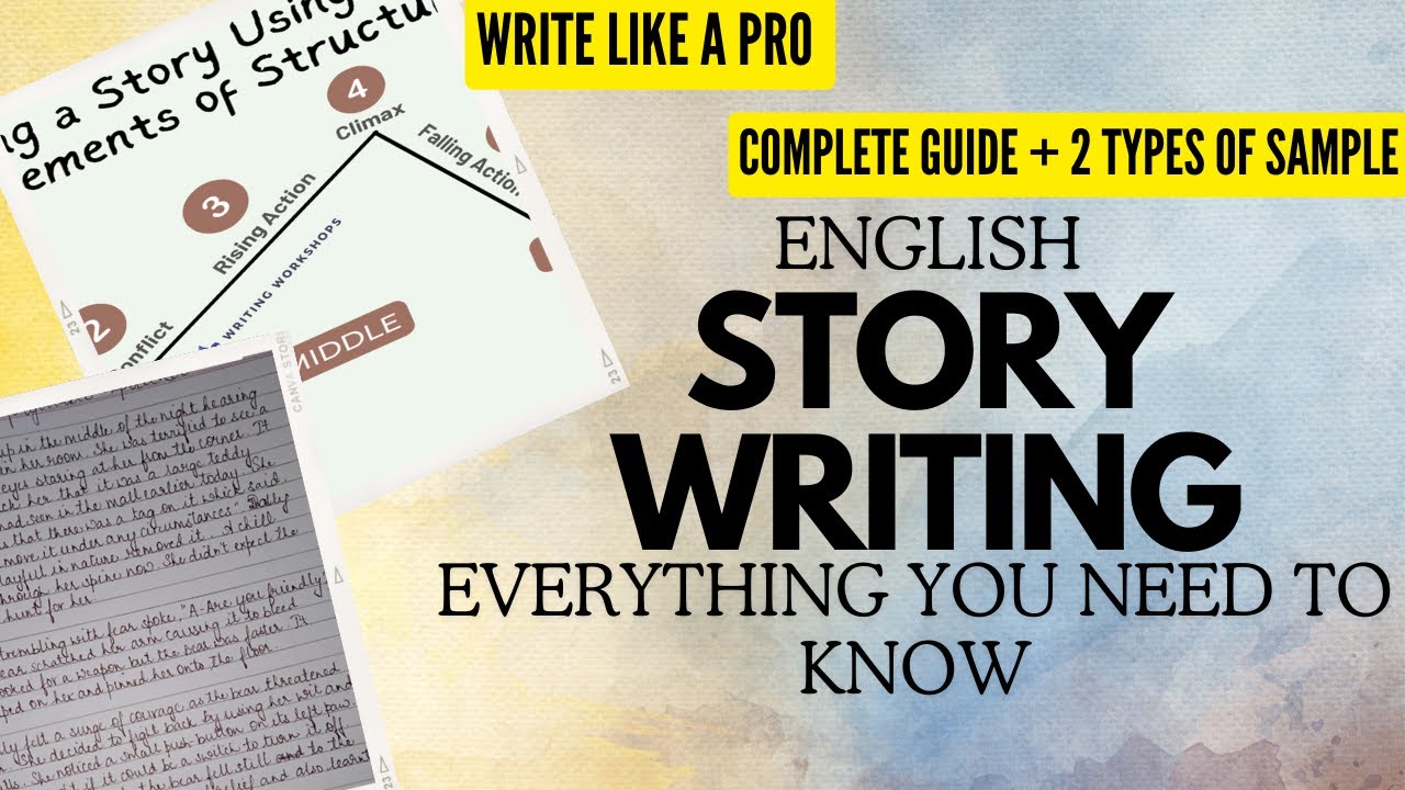 Story Writing for class5-Class9 I A Complete Guide I Elements of Story ...