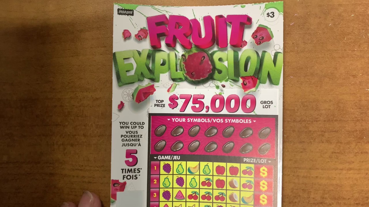 NEW!!! FRUIT EXPLOSION 🍎🍇🍓🥑 OLG Scratch tickets - YouTube