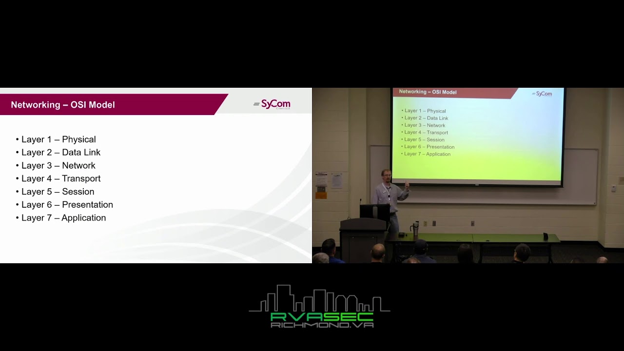 RVAsec 2019 - Rick Lull - Network Security 101 - YouTube
