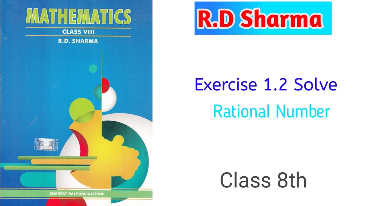 RD Sharma Maths Class 8th Ch - 1 solve || Maths||mathematics - YouTube