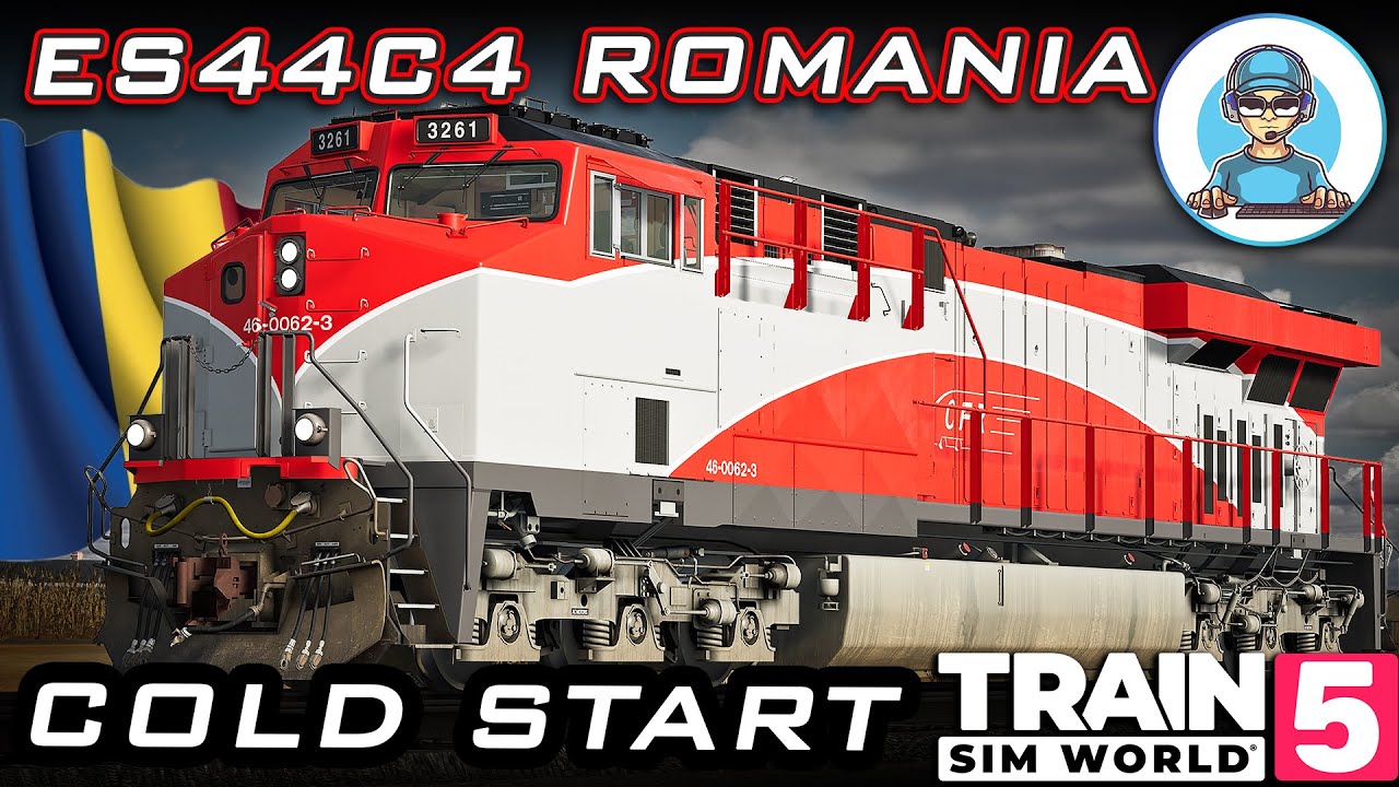 Romanian ES44C4 Cold Start (Custom Livery) @TrainSimWorld - YouTube