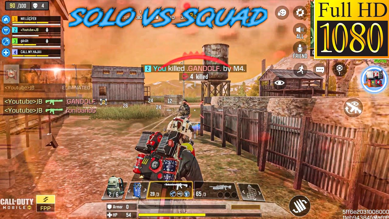 Legendary Solo vs Squad COD Mobile Gameplay | Emulator Player - YouTube
