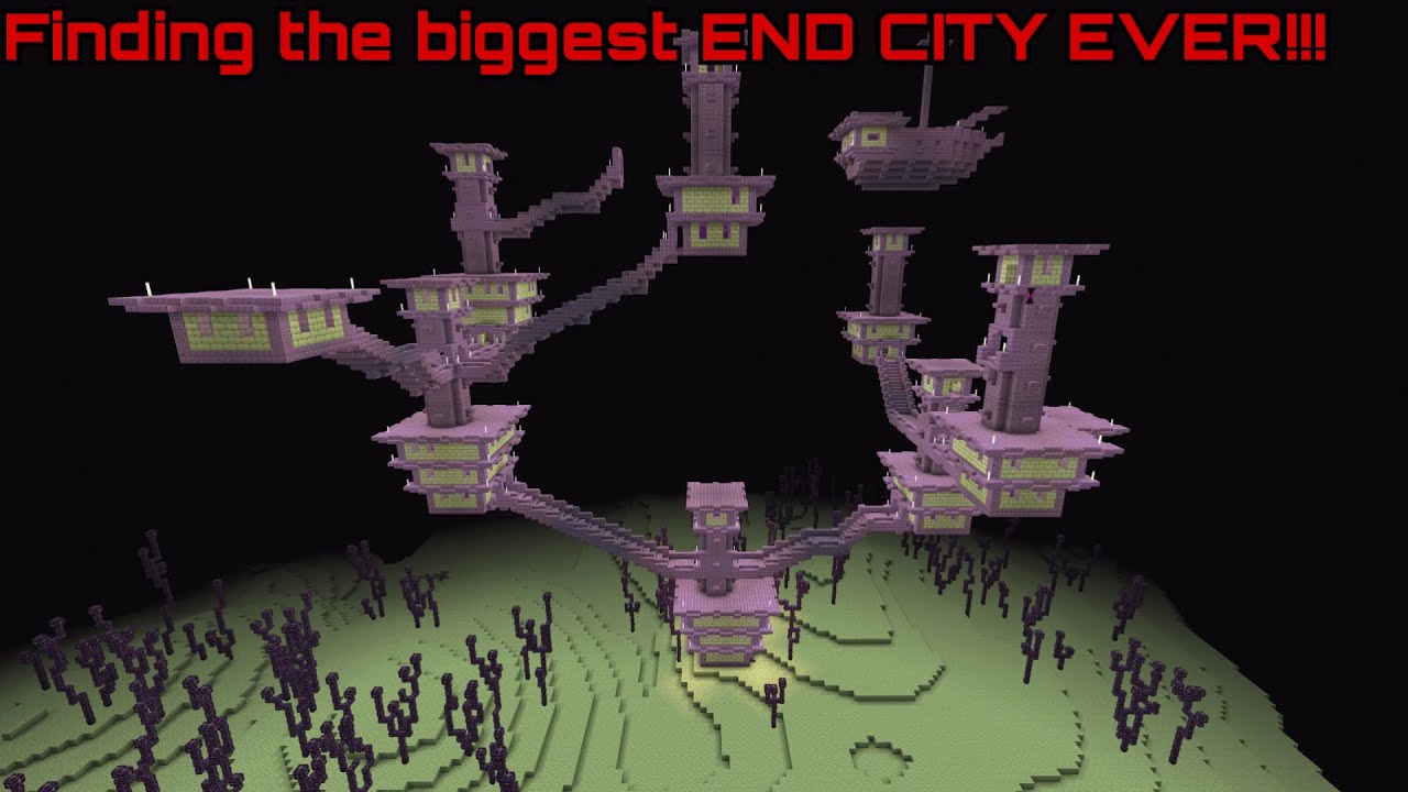 Finding The biggest End City in the game! (9) - YouTube