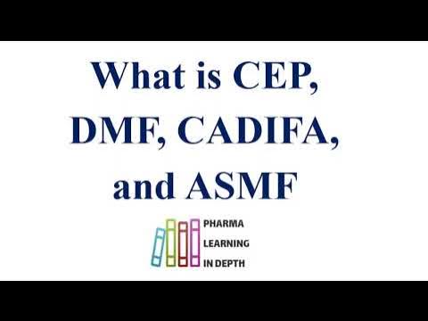 What is CEP, DMF, CADIFA, and ASMF - YouTube