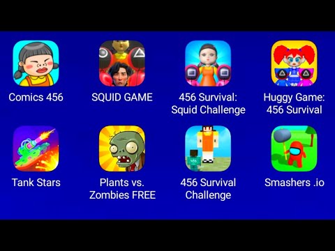 Comics 456-SQUID GAME-456 Survival:squid...Huggy Game:456 Survival-Tank ...