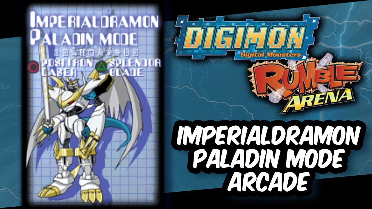 Digimon Rumble Arena IMPERIALDRAMON PM Arcade | Digimon Gameplay - YouTube