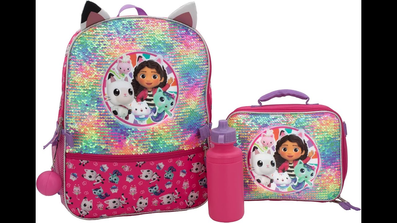 Gabby's Dollhouse Backpack Review: Sparkly School Style! - YouTube