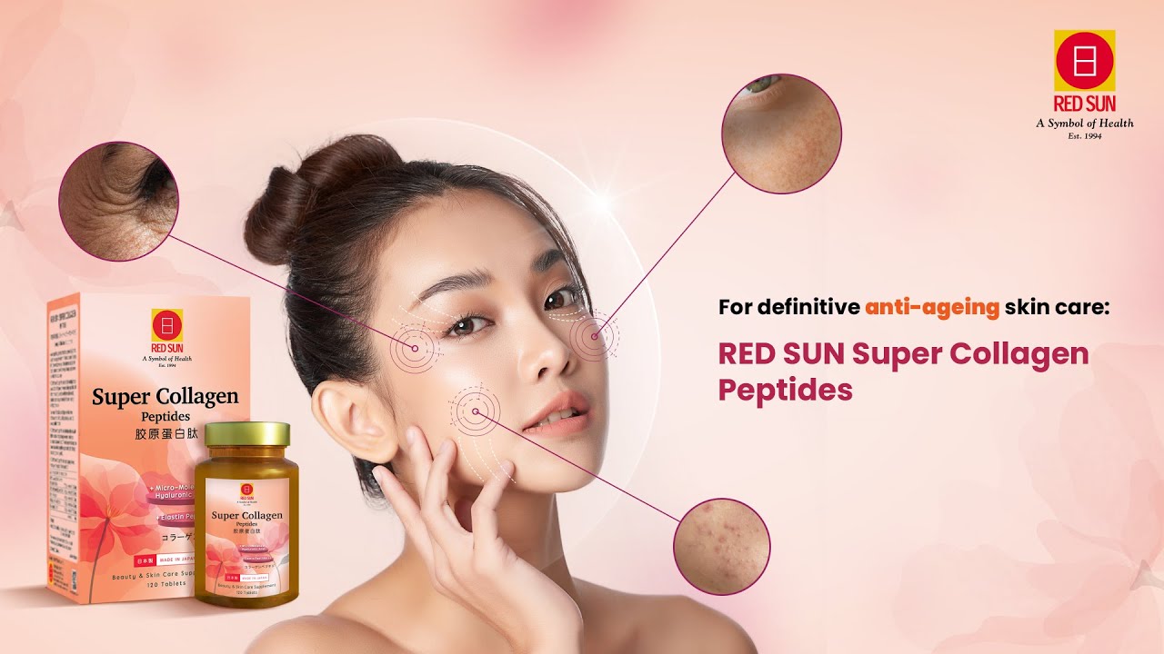 RED SUN Super Collagen Peptides - Ultimate Skin Supplement - High ...