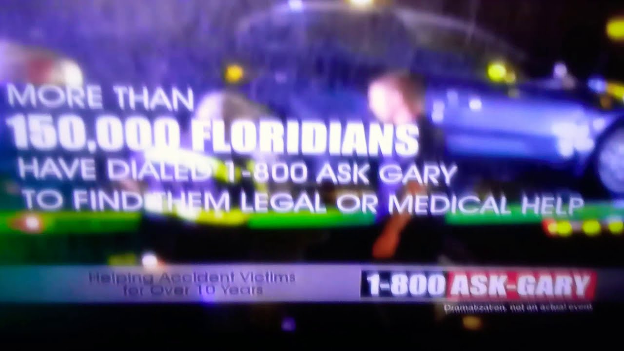 1800 Ask Gary Commercial - YouTube