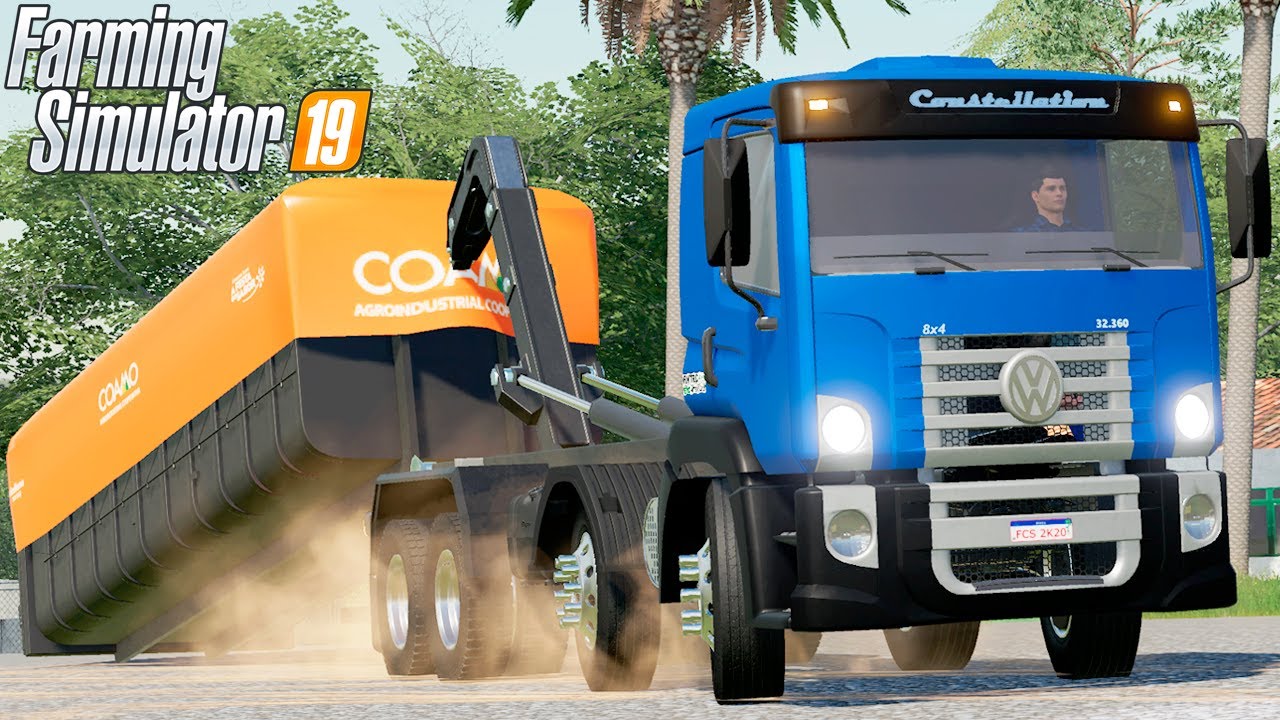 MEU NOVO CAMINHÃO CAÇAMBA | Farming Simulator 19 | Fazendas Paraná T2 ...