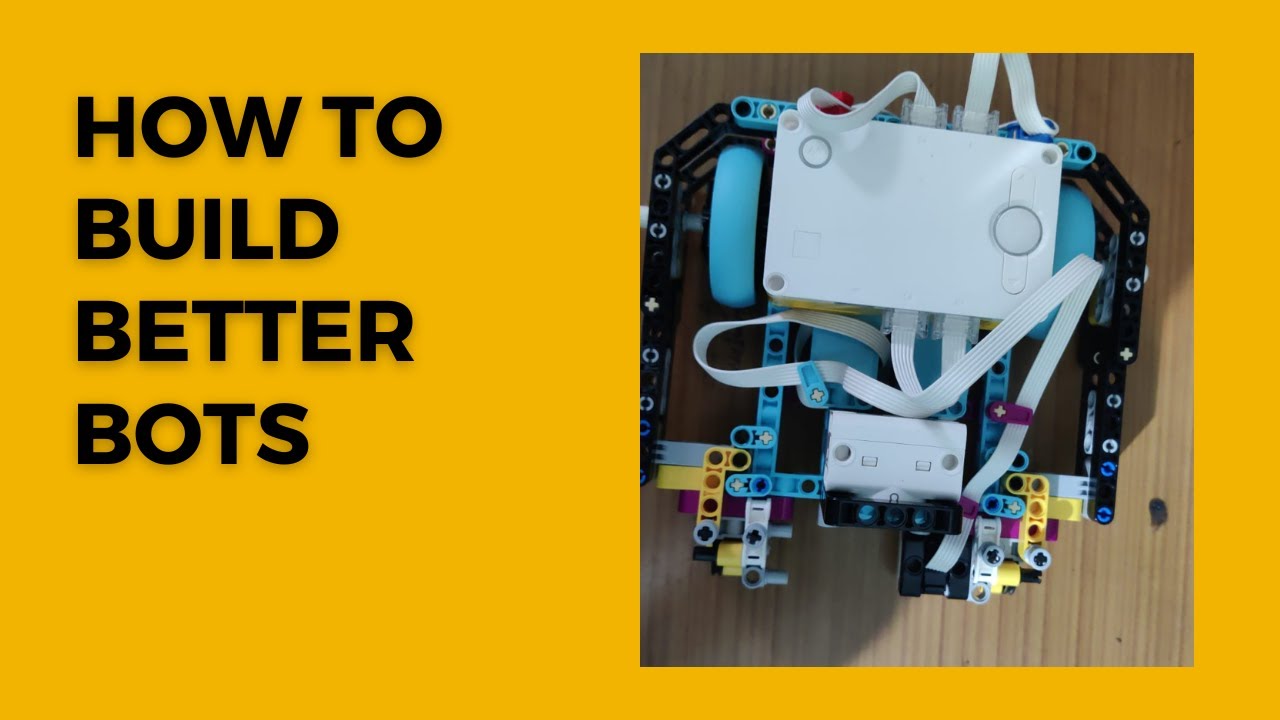 Tips for building a better WRO and FLL robot - YouTube