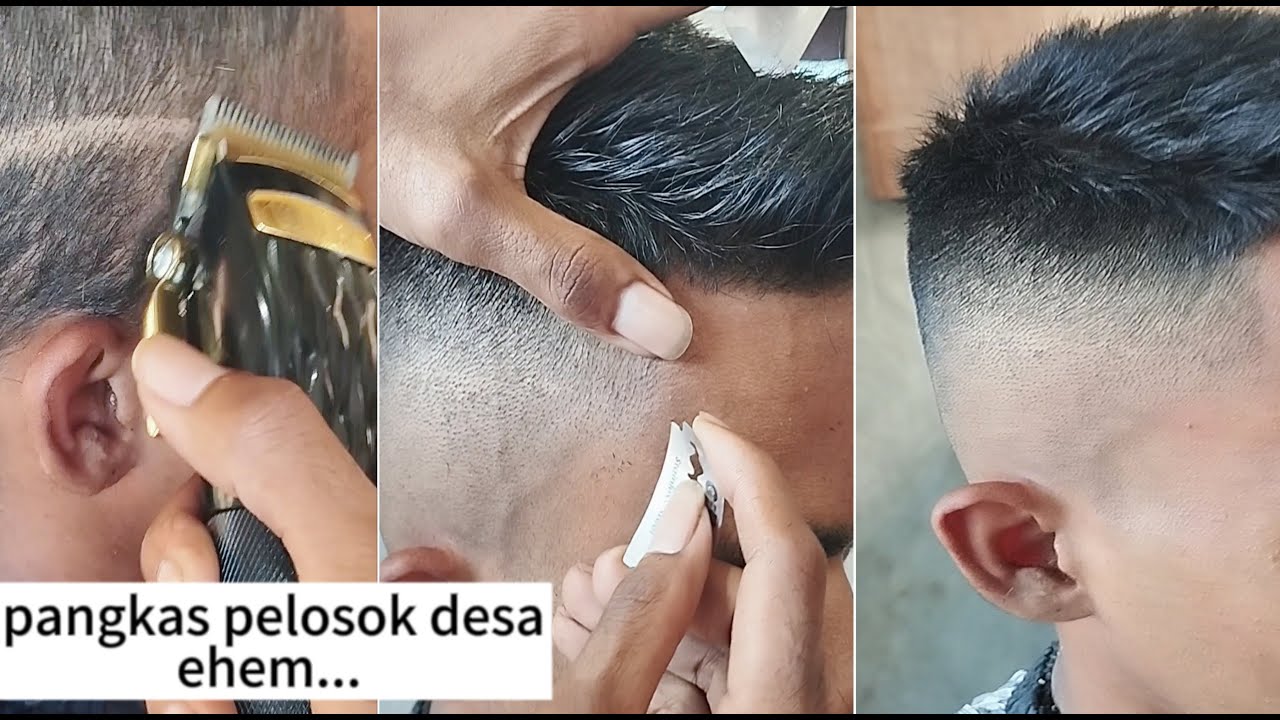 tutorial cukur high fade... pangkas pelosok desa #ehem... # ...