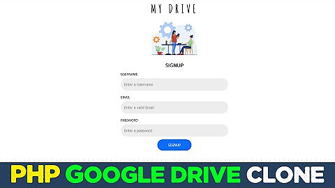 Google drive clone app in php & javascript - YouTube