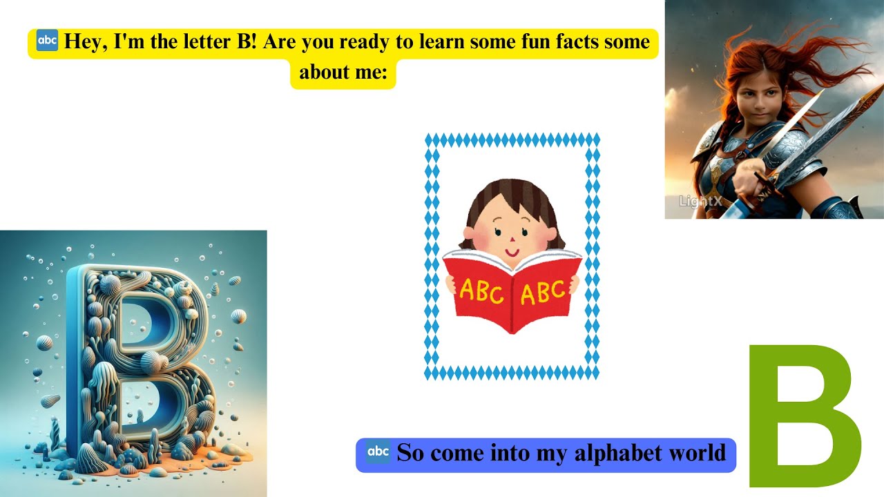 " 🎈The Brilliant Adventures of Alphabet B" 🌟 - YouTube