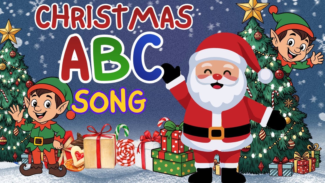 Christmas ABC Song for Kids | Alphabet Song with Santa 🎅🎄| Toddler ...