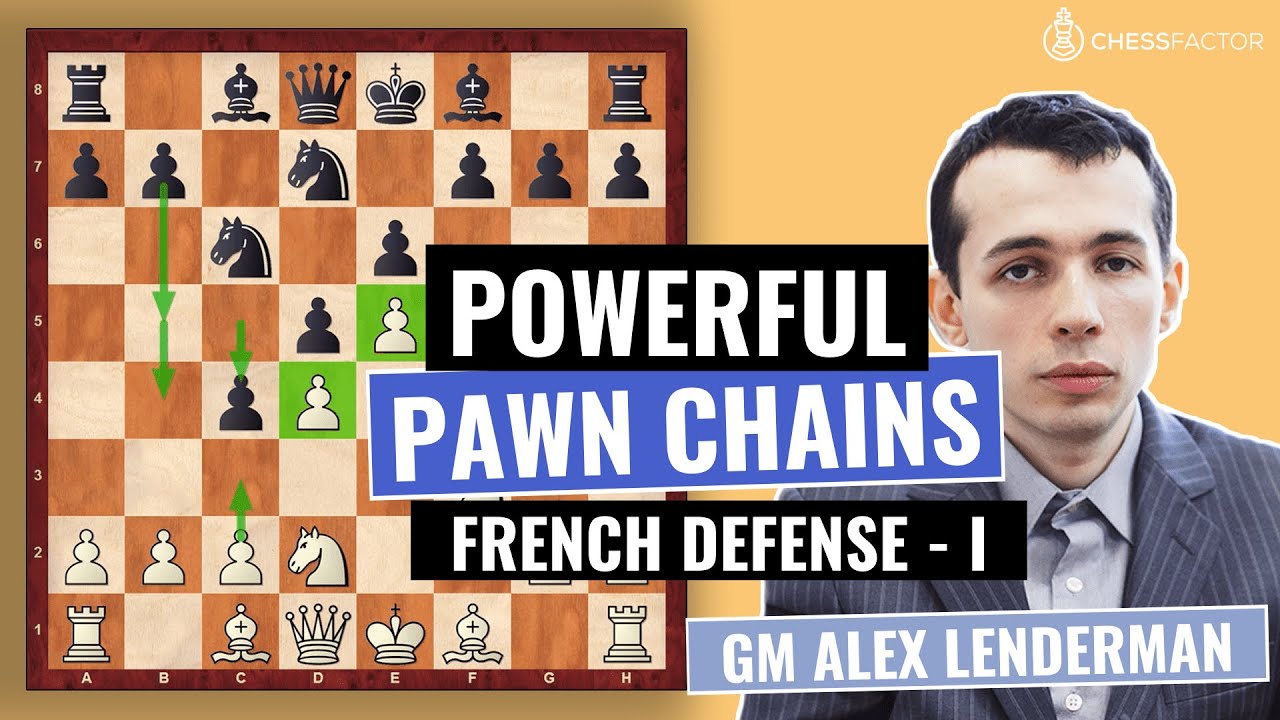 Meaning of the Pawn Chain in the French Defense | Middlegame | Advanced ...