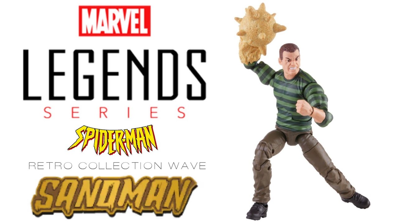 MARVEL LEGENDS SANDMAN (SPIDER-MAN RETRO WAVE) #marvel #spiderman # ...
