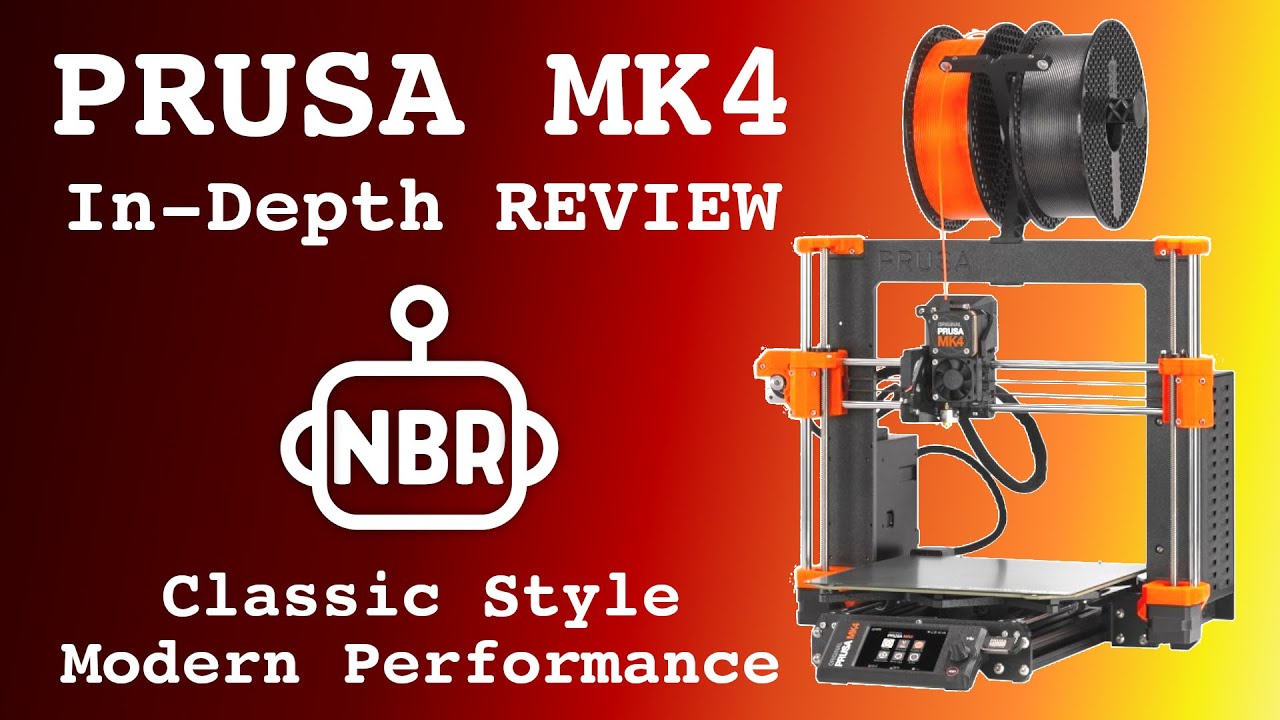 PRUSA MK4 - Is Orange Printer Better? - YouTube