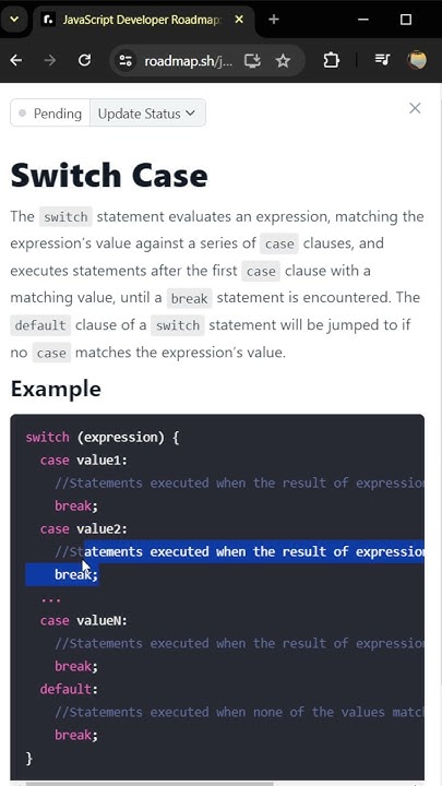 What Is Switch In Javascript Coder Javascript Codeing Chatgpt Programminglanguage